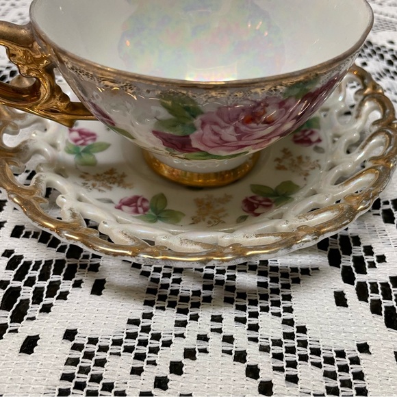 Dining | Vintage Shafford Bone China Teacup And Saucer | Poshmark